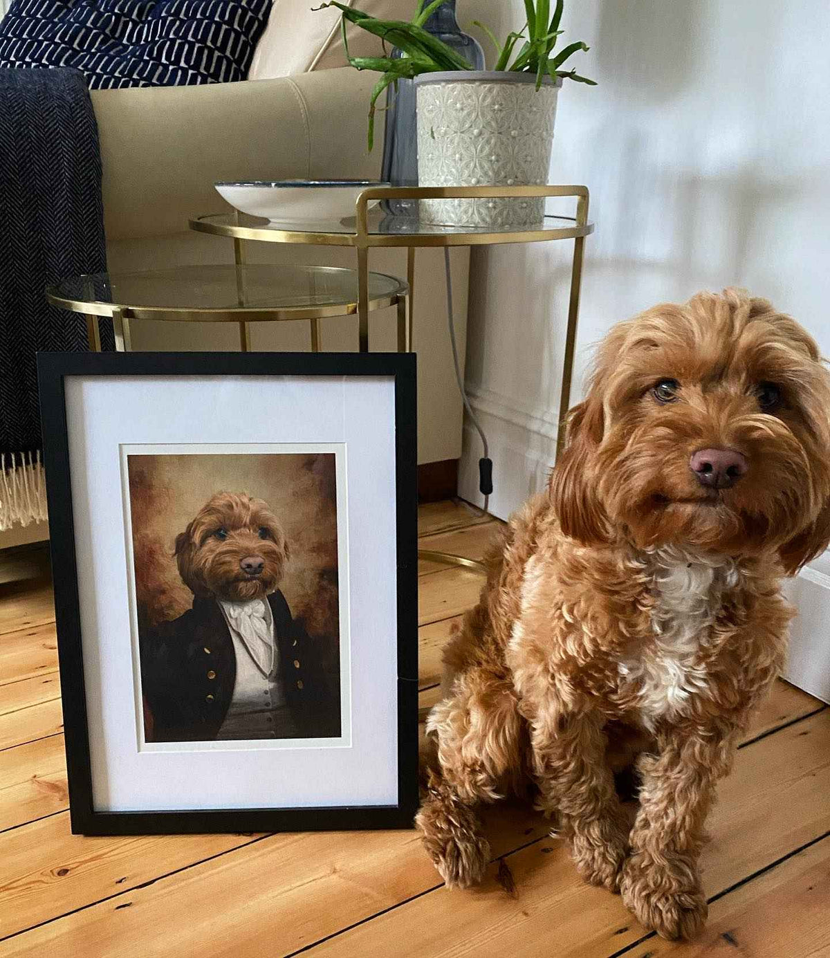 The Baron - Custom Vintage Pet Portrait