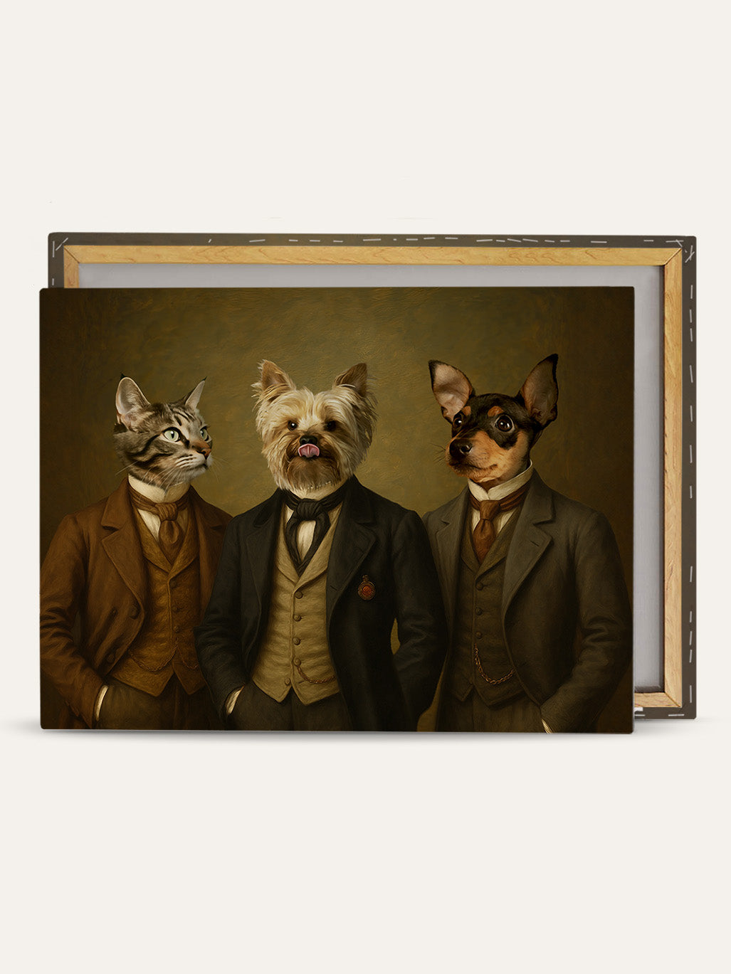 Dapper Gents - Custom Pet Canvas