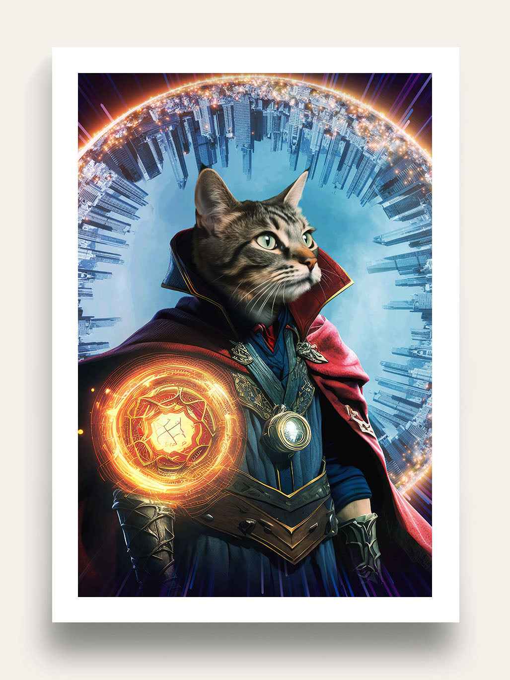 Dr Time - Custom Pet Portrait · Purr & Mutt