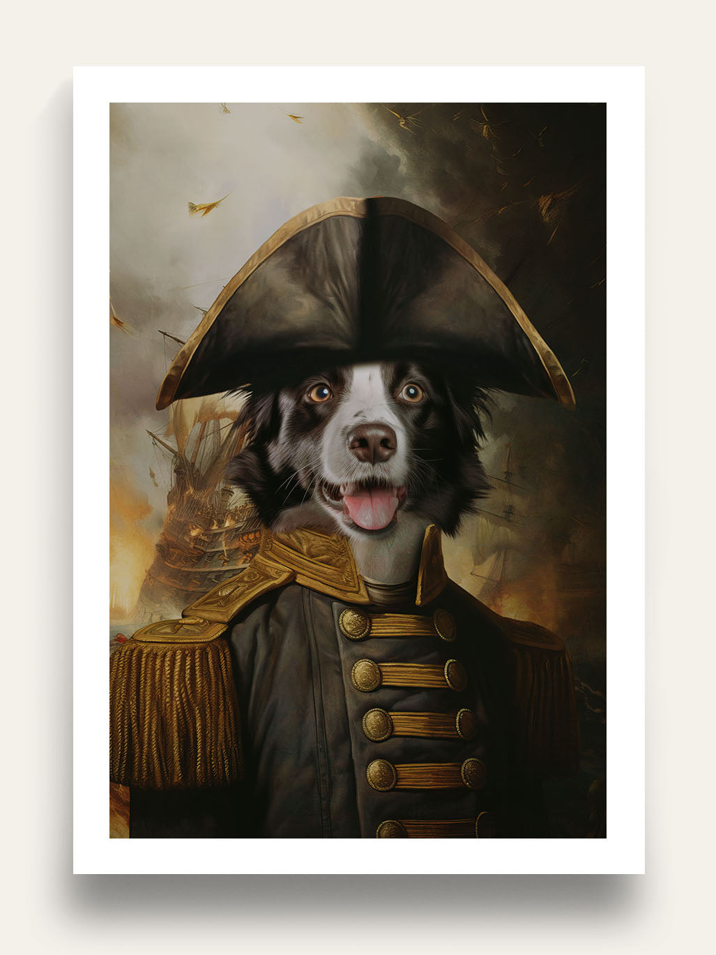 Lord Commander - Custom Pet Portrait · Purr & Mutt