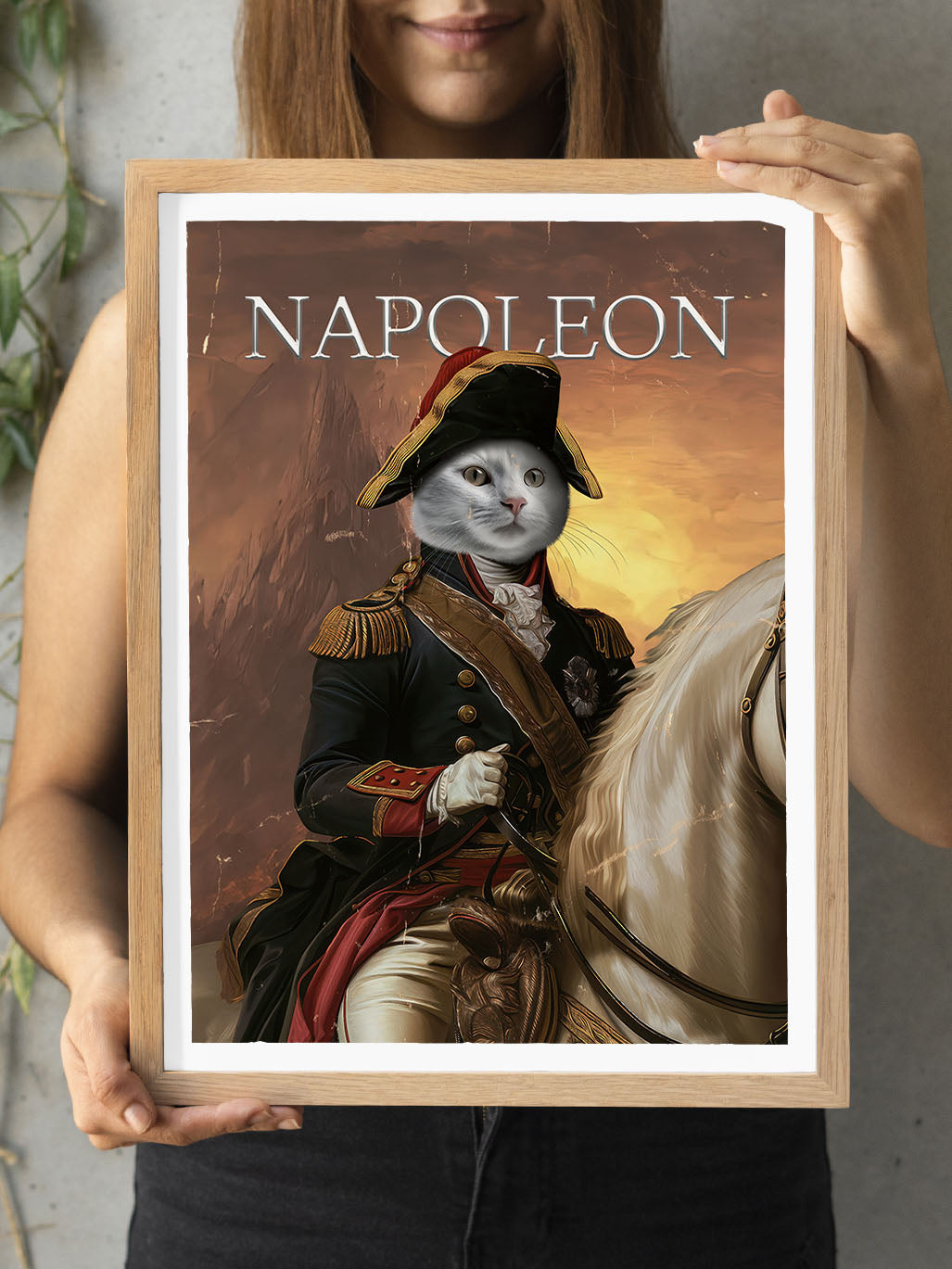 Napoleon - Custom Pet Portrait · Purr & Mutt