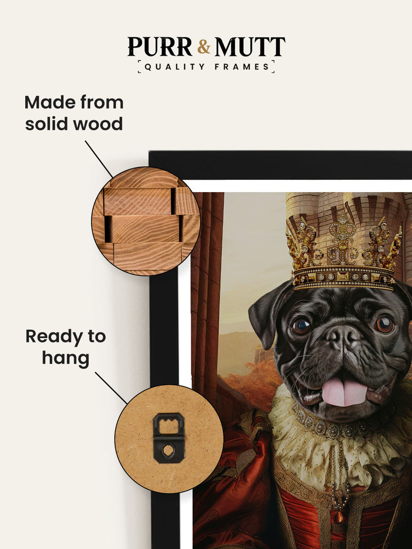 The Fearless Queen - Custom Pet Portrait