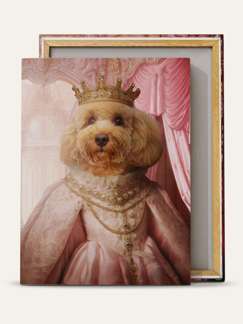 The Spoiled Princess – Custom Pet Canvas · Purr & Mutt