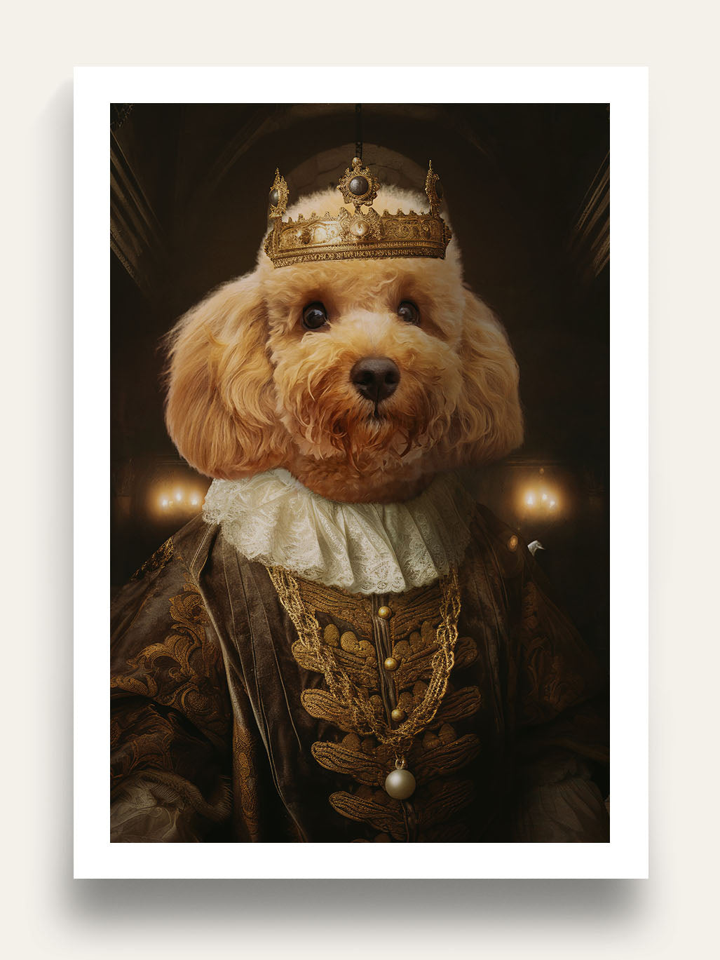 The Tudor Prince - Custom Pet Portrait · Purr & Mutt