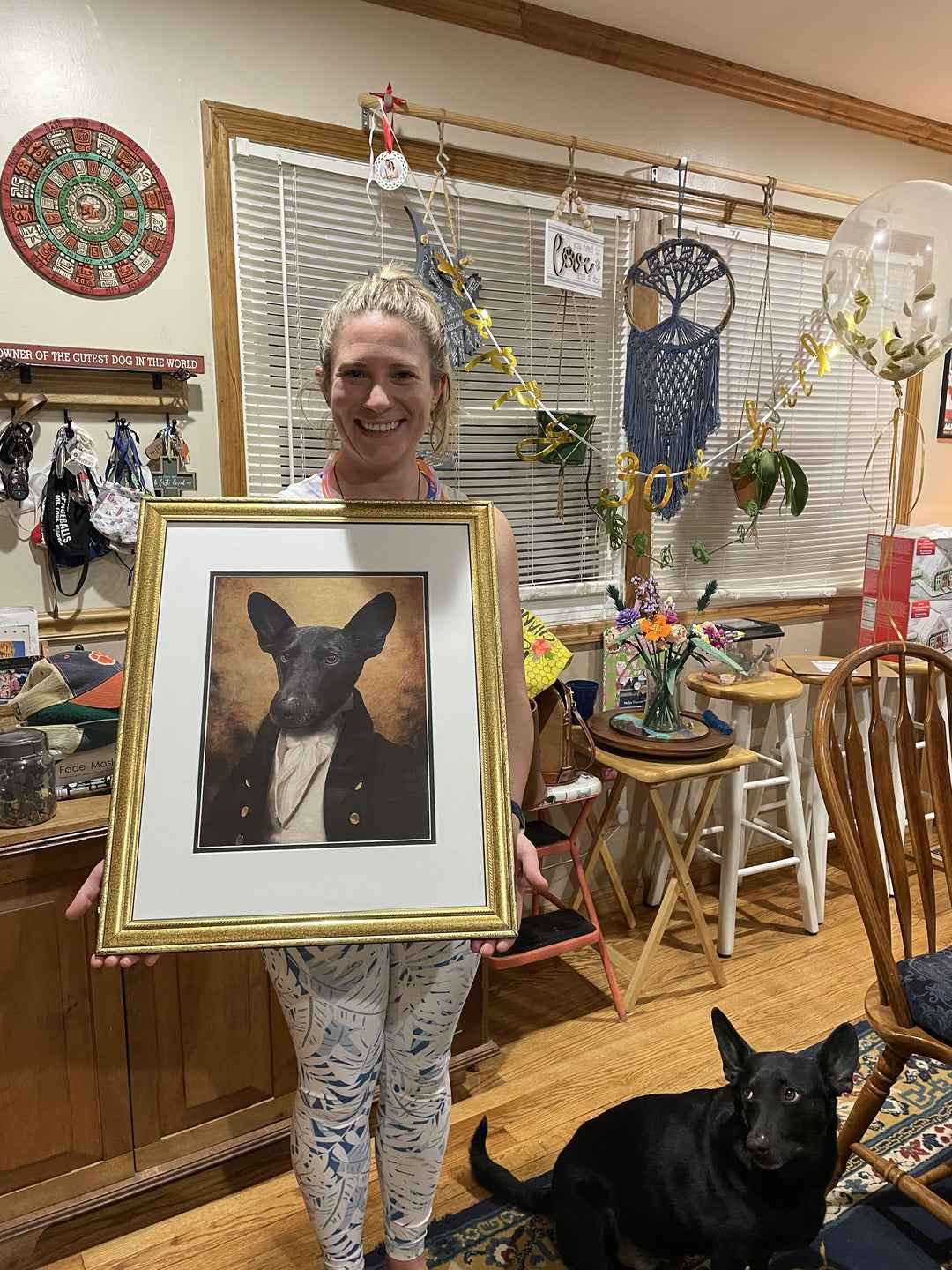 The Baron - Custom Vintage Pet Portrait · Purr & Mutt