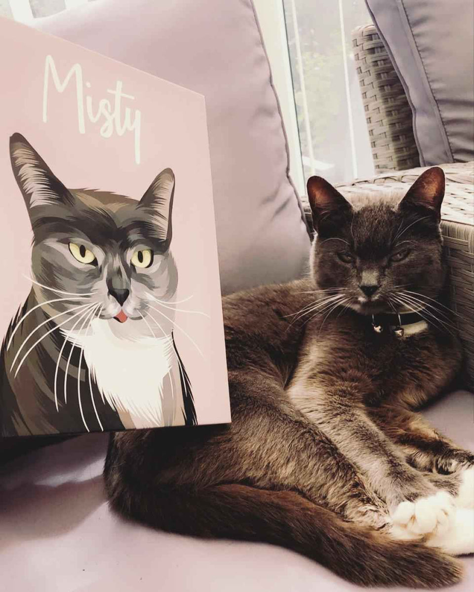 Modern – Custom Pet Canvas – Purr & Mutt