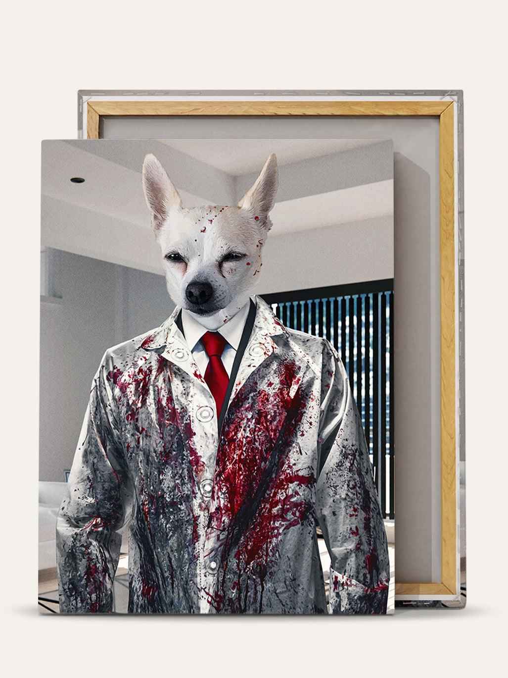 Mr Psycho - Custom Pet Canvas · Purr & Mutt