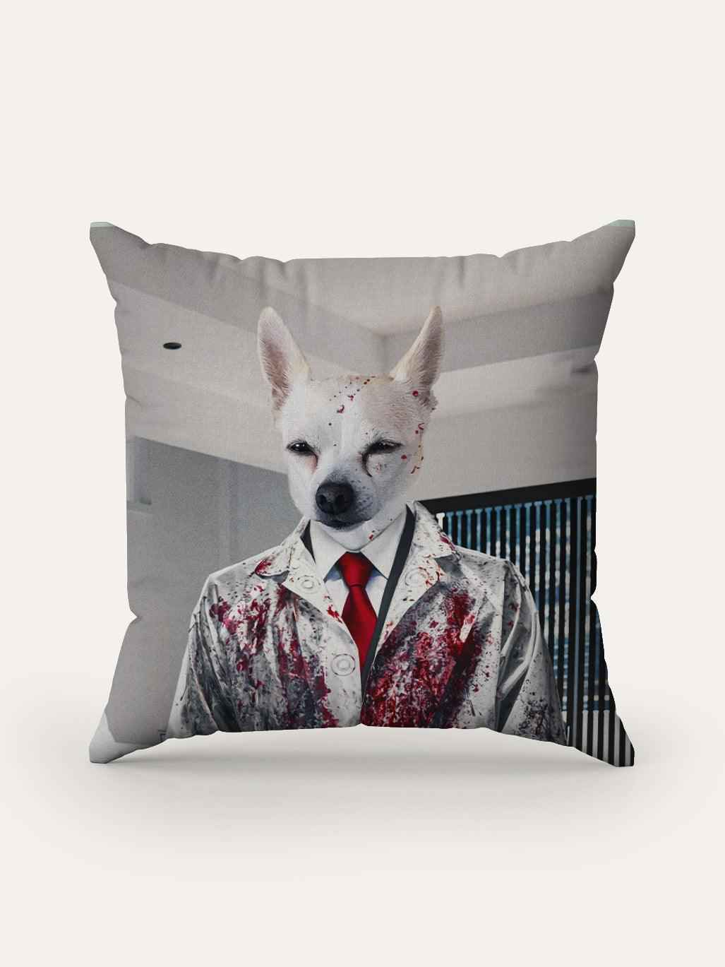 Mr Psycho - Custom Pet Cushion